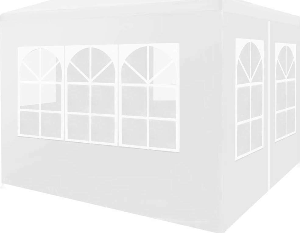 vidaXL Κιόσκι Κήπου Λευκό 3x3m 45096 | Skroutz.gr