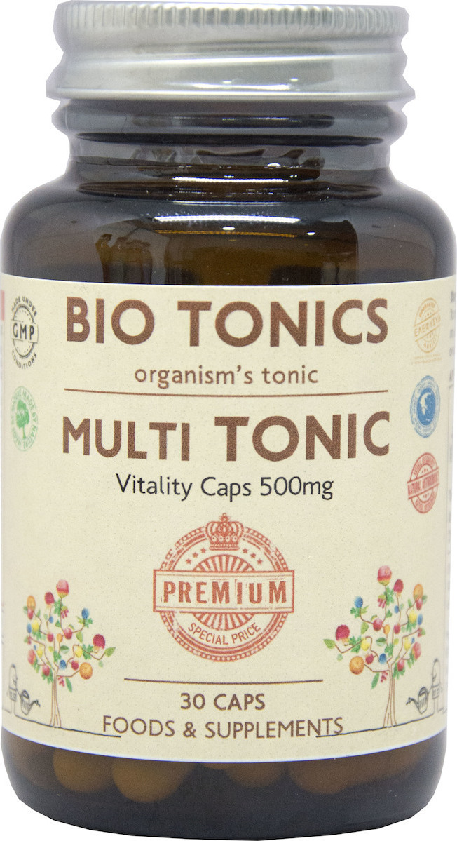 Bio Tonics Multi Tonic Ειδικό Συμπλήρωμα Διατροφής 30 κάψουλες ...
