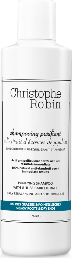 Christophe Robin Purifying Shampoo with Jujube Bark Extract Greasy ...
