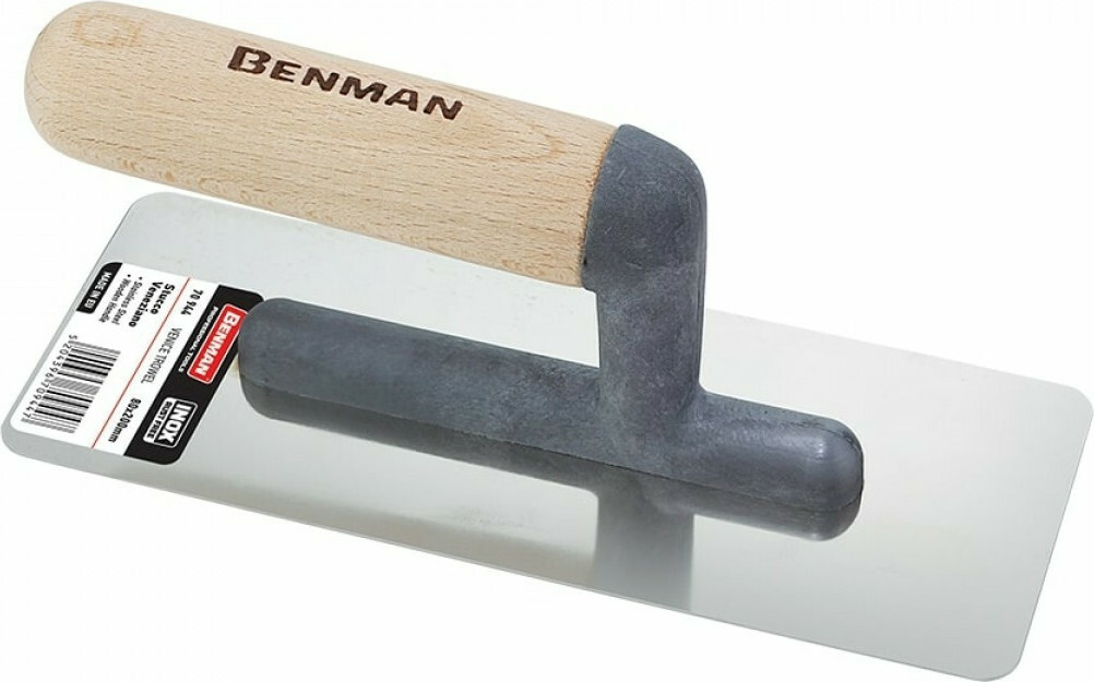 Benman 70944 Σπάτουλα Πατητής Τσιμεντοκονίας με Inox Λάμα 200x80mm και ...