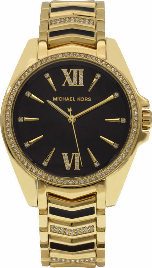 Michael Kors Whitney Ρολόι με Μεταλλικό Μπρασελέ σε Χρυσό χρώμα MK6743 ...