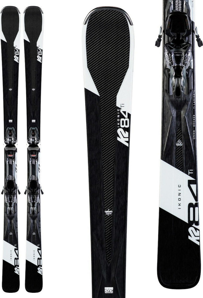 K2 Ikonic 84 Ti Ανδρικά Πέδιλα Σκι σε Μαύρο Χρώμα με Δέστρες MXC 12 TCX Quikclik | Skroutz.gr