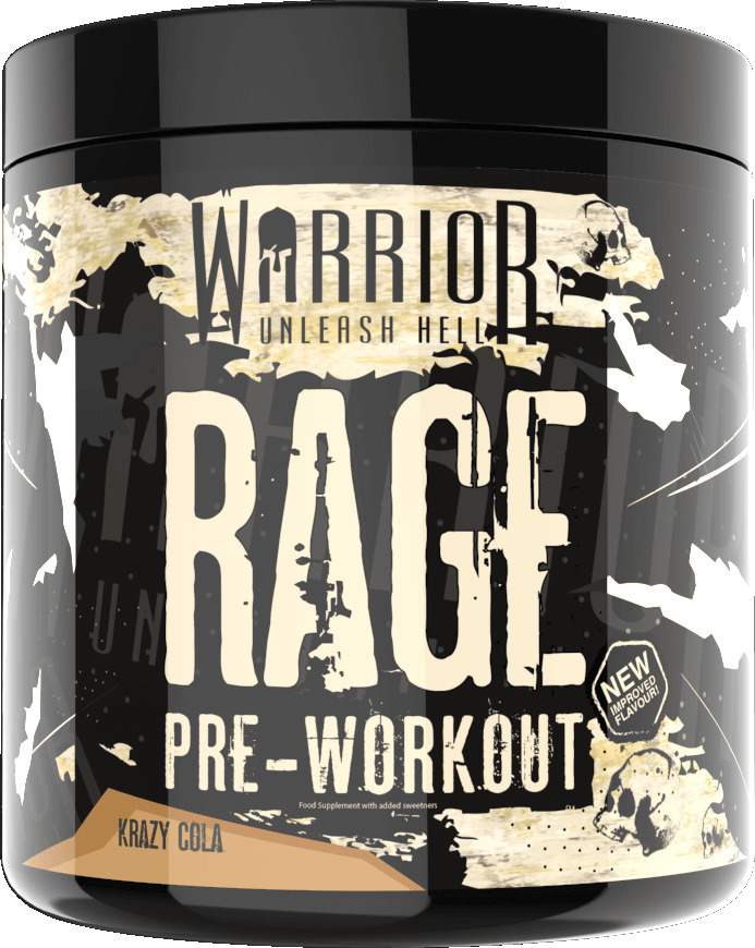 Warrior Rage Pre Workout Ειδικό Συμπλήρωμα Διατροφής 392gr Krazy Cola ...