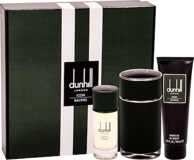 Dunhill Set Icon Racing Eau de Parfum 100ml, 30ml & Shower Gel 90ml ...