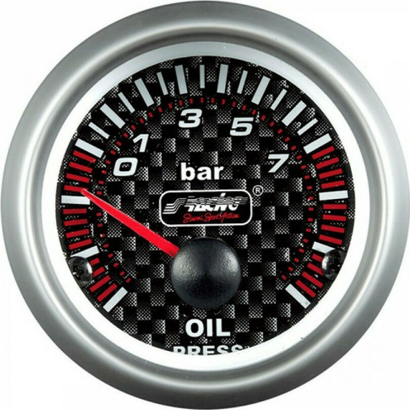 Simoni Racing Όργανο Πίεσης Λαδιού Αυτοκινήτου Carbon look ΟΡΓ/OP/K ...