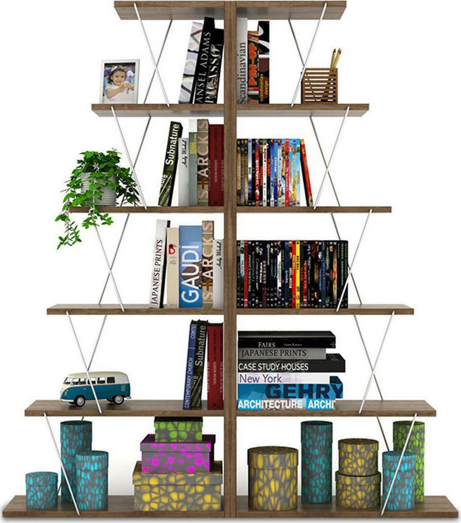 Βιβλιοθήκη Mini Tars 200-000165 130x22x146cm | Skroutz.gr