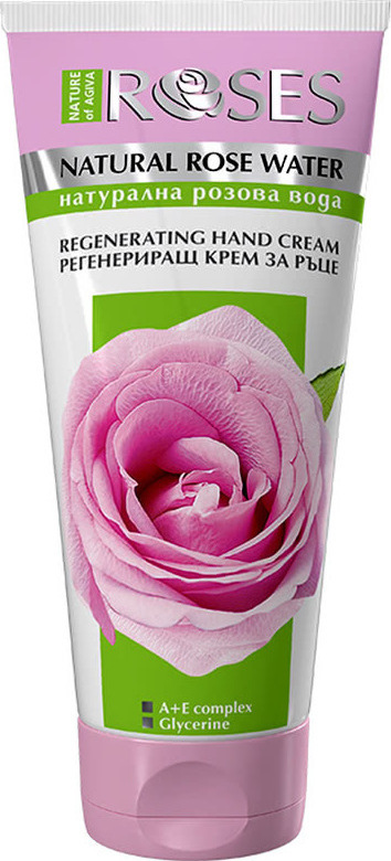 Nature of Agiva Roses Natural Rose Water Regenerating Hand Cream 75ml ...