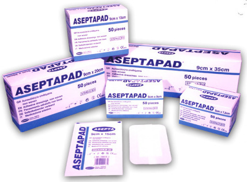 Asepta Αποστειρωμένα Αυτοκόλλητα Επιθέματα Aseptapad 20x9cm 50τμχ ...