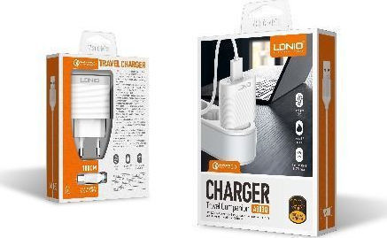 Ldnio micro USB Cable & USB Wall Adapter Λευκό (A303Q) - Skroutz.gr