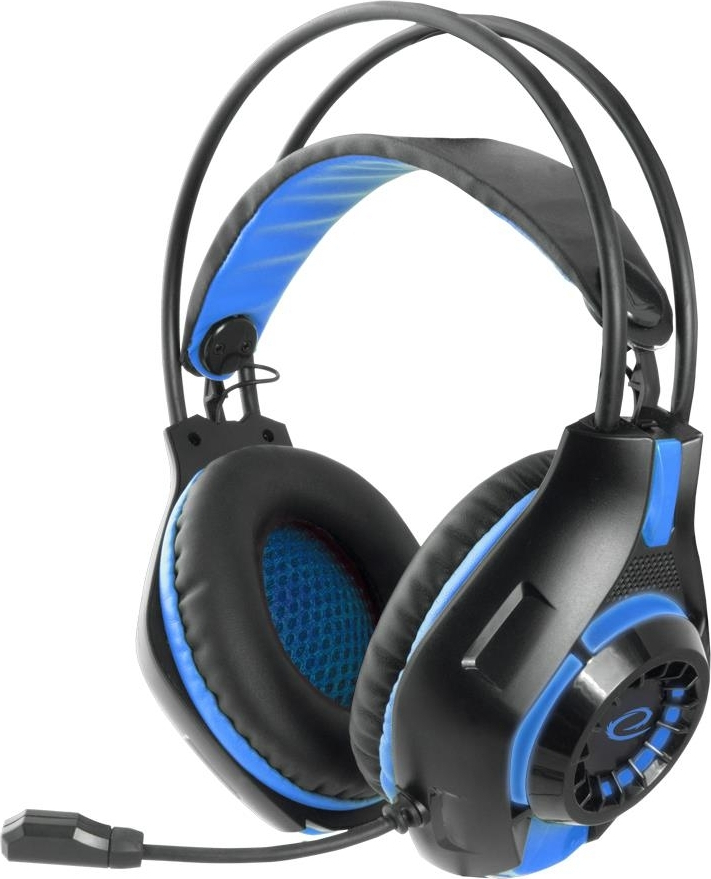 Esperanza Deathstrike Over Ear Gaming Headset με σύνδεση 3.5mm Μπλε ...