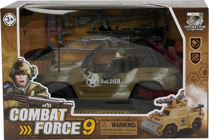 Combat Force 9 Soldier's Jeep | Skroutz.gr