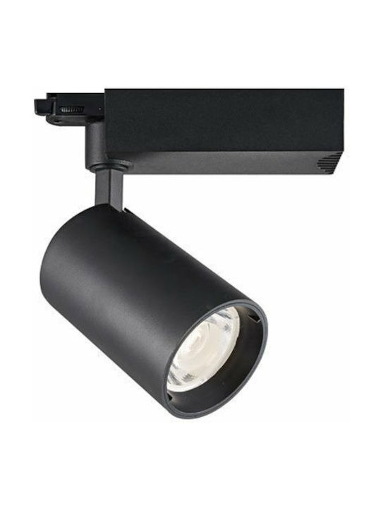 Optonica LED 4 Wire Track Light Μονό Σποτ με Ενσωματωμένο LED και Θερμό ...