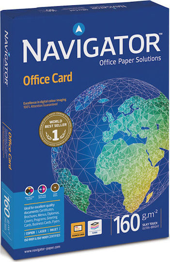Navigator Office Card Χαρτί Εκτύπωσης A3 160gr/m² 250 φύλλα | Skroutz.gr