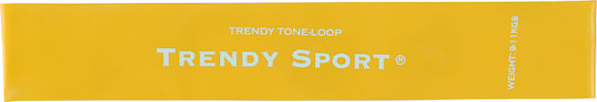 Trendy Sport 67081 Λάστιχο Γυμναστικής Loop Μαλακό Κίτρινο 0.3m ...
