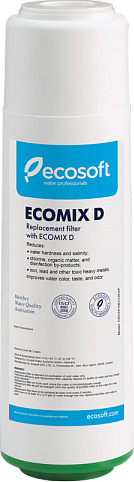 Ecosoft Filtru de Apă de Înlocuire pentru Blat și Sub Blat din Cărbune Activ 10" Ecomix D 5 μm ...