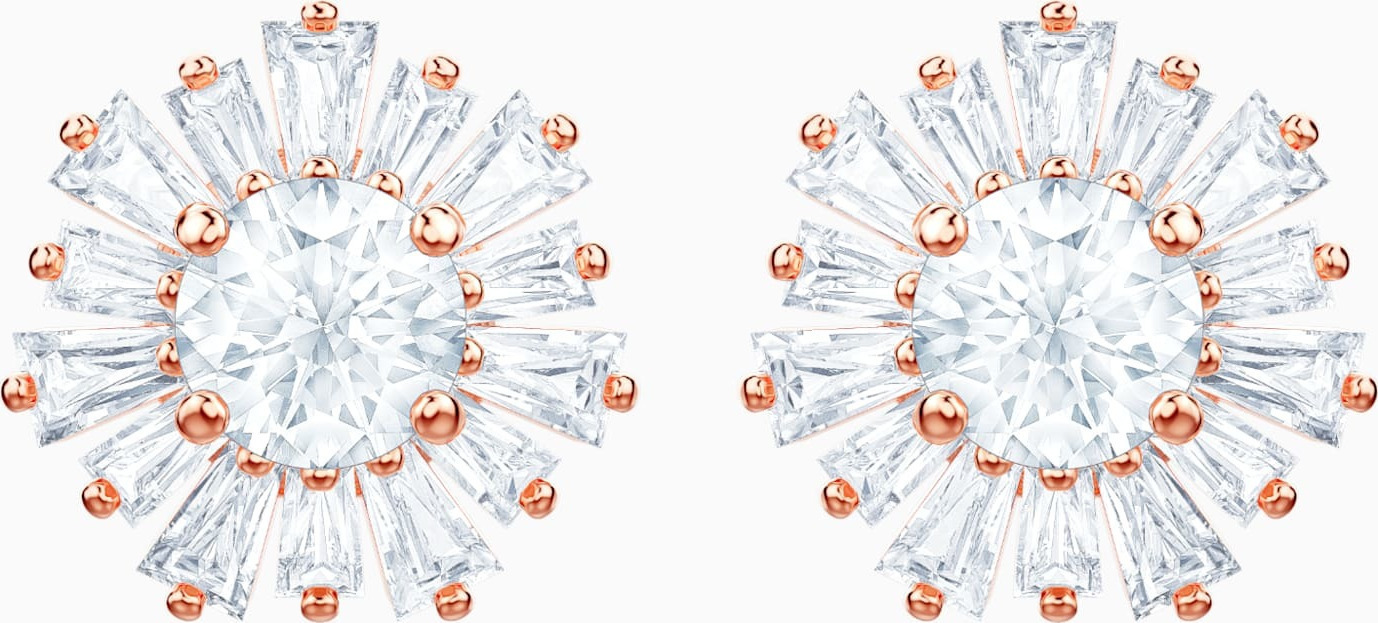 Swarovski Γυναικεία Σκουλαρίκια Καρφωτά Με Πέτρες Sunshine από ...