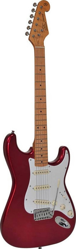 SX Guitars Electric Guitar SST57-CAR with SSS Pickups Layout, Tremolo, Maple Fretboard SX ...