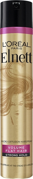 L'Oreal Paris Elnett Volume Flat Hair Spray Μαλλιών για Όγκο Strong ...