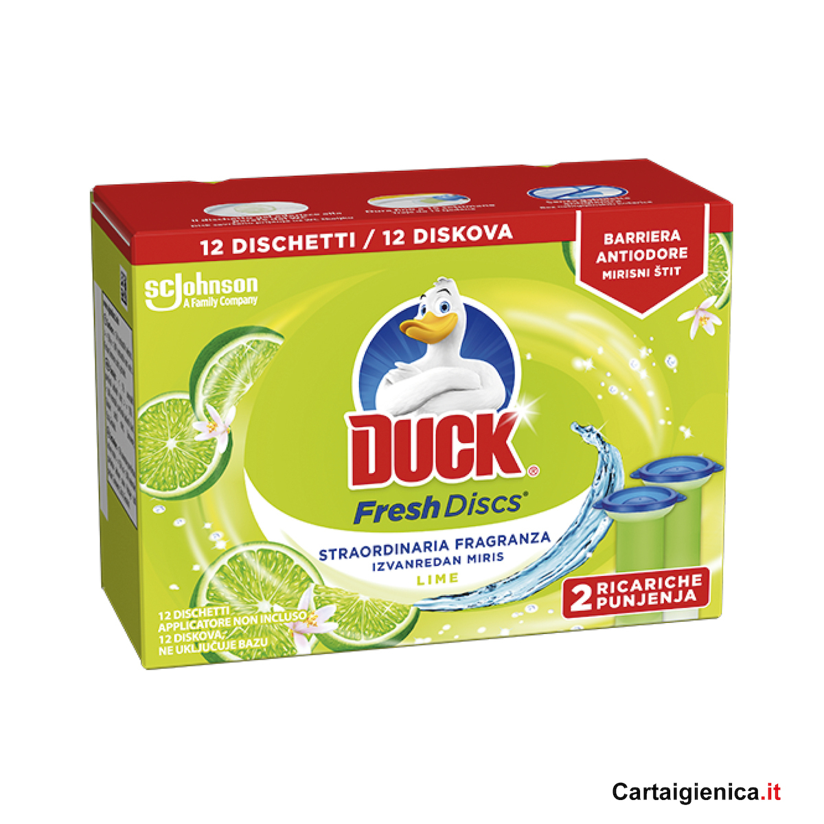 Duck Fresh Discs Block Λεκάνης Ανταλλακτικό με Άρωμα Lime | Skroutz.gr