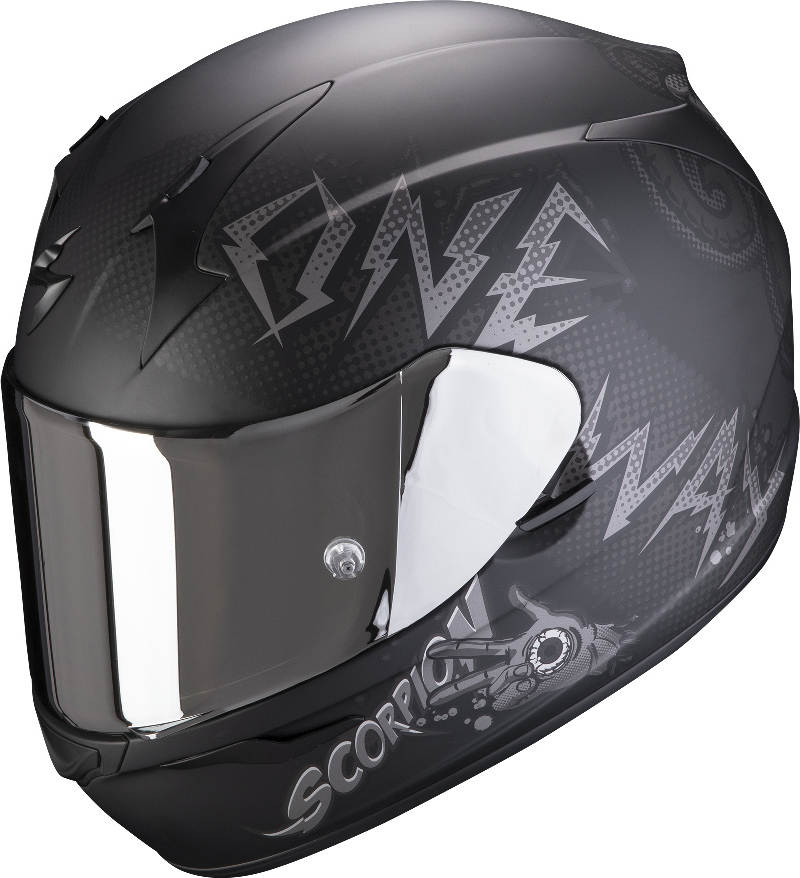 Scorpion EXO-390 Oneway Black/Silver Matt - Skroutz.gr