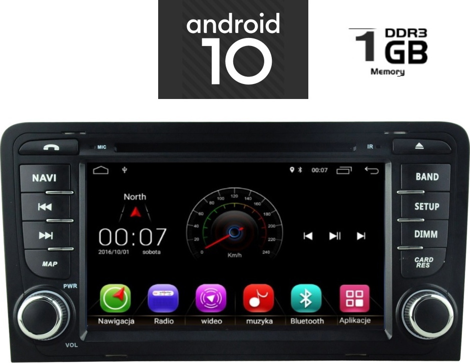 Digital IQ IQ-AN X149M Ηχοσύστημα Αυτοκινήτου για Audi A3 (Bluetooth ...