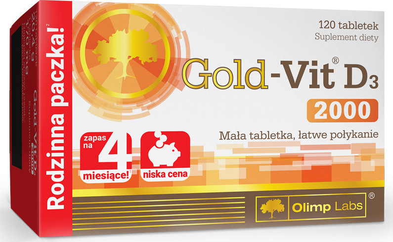 Olimp Sport Nutrition Gold Vit D3 Vitamin für Stärkung des Immunsystems ...