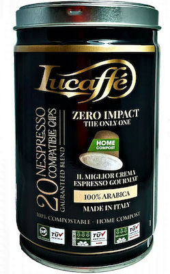 Lucaffe Κάψουλες Espresso Lucapsule Βιοδιασπώμενες Συμβατές με Μηχανή ...