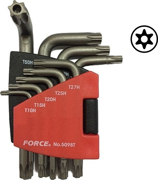 Force Σετ 9 Κλειδιά Torx σε Σχήμα Ταφ 5098T | Skroutz.gr