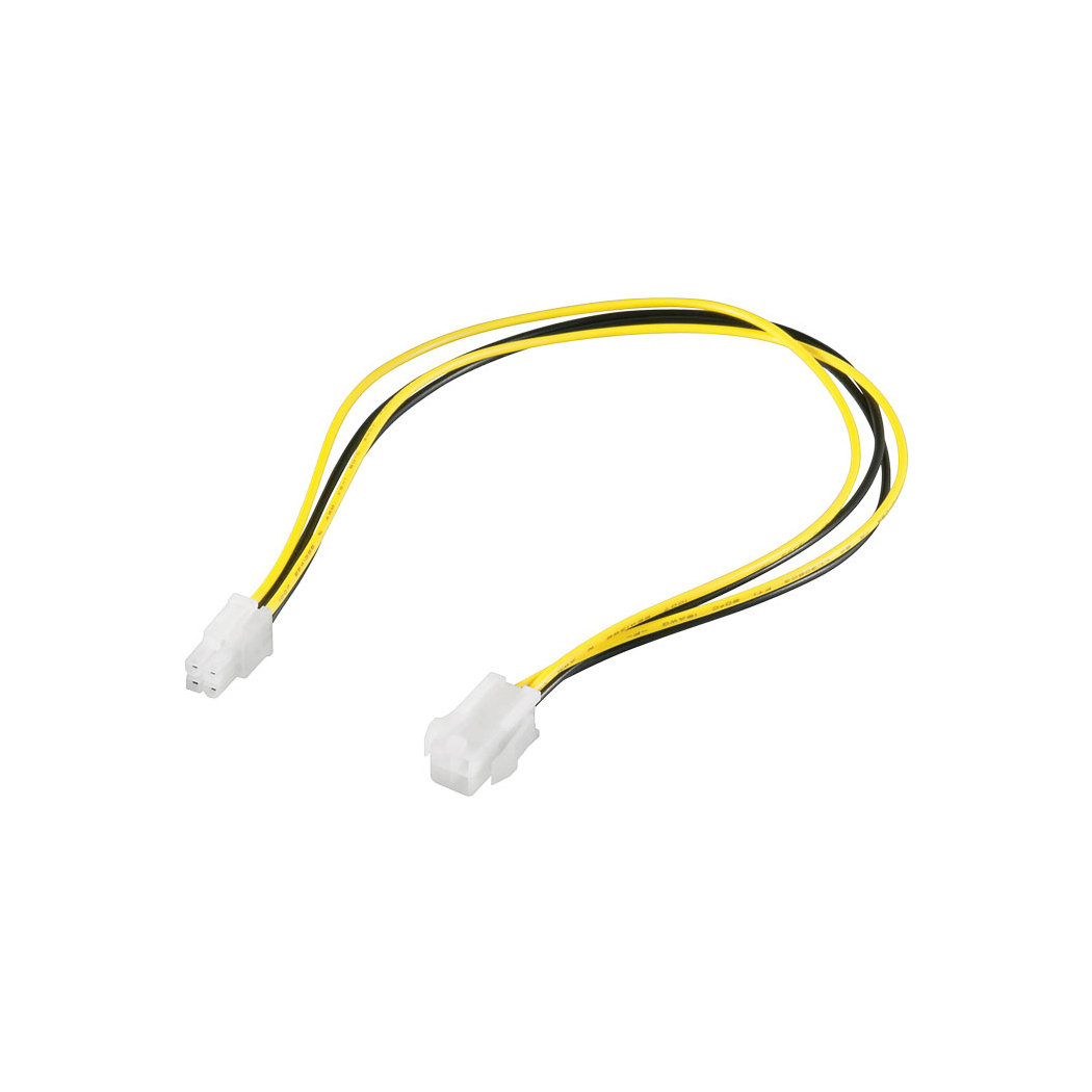 Goobay 4 Pin EPS male - 4 PIn EPS female Cable 0.37m (51359) | Skroutz.gr