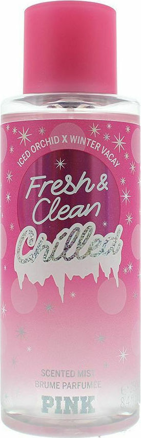Victorias Secret Pink Fresh And Clean Chilled Iced Orchid Body Mist