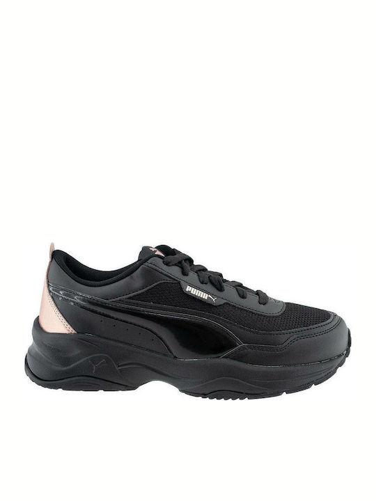 Puma Cilia Mode Metallic Γυναικεία Sneakers Μαύρα 373303-04 | Skroutz.gr
