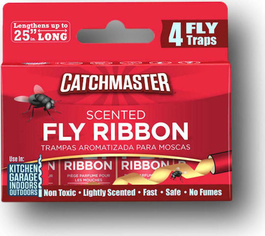 Agroza Catchmaster Scented Fly Ribbon Παγίδα για Μύγες με Κολλητική ...