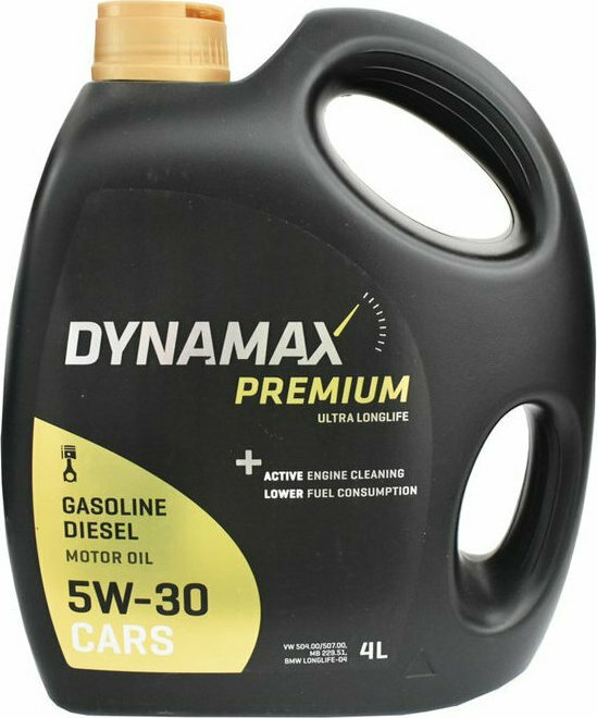 Dynamax Συνθετικό Λάδι Αυτοκινήτου Premium Ultra Longlife 5W-30 4lt ...