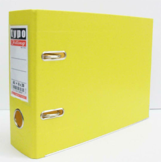 Typotrust Κλασέρ 8/20 για Χαρτί A4 με 2 Κρίκους Κίτρινο 1τμχ KP82005 | Skroutz.gr