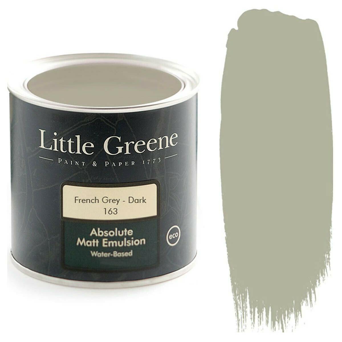 Little Greene Colour Impregnating Water Absolute Matt Emulsion 1lt Gray ...