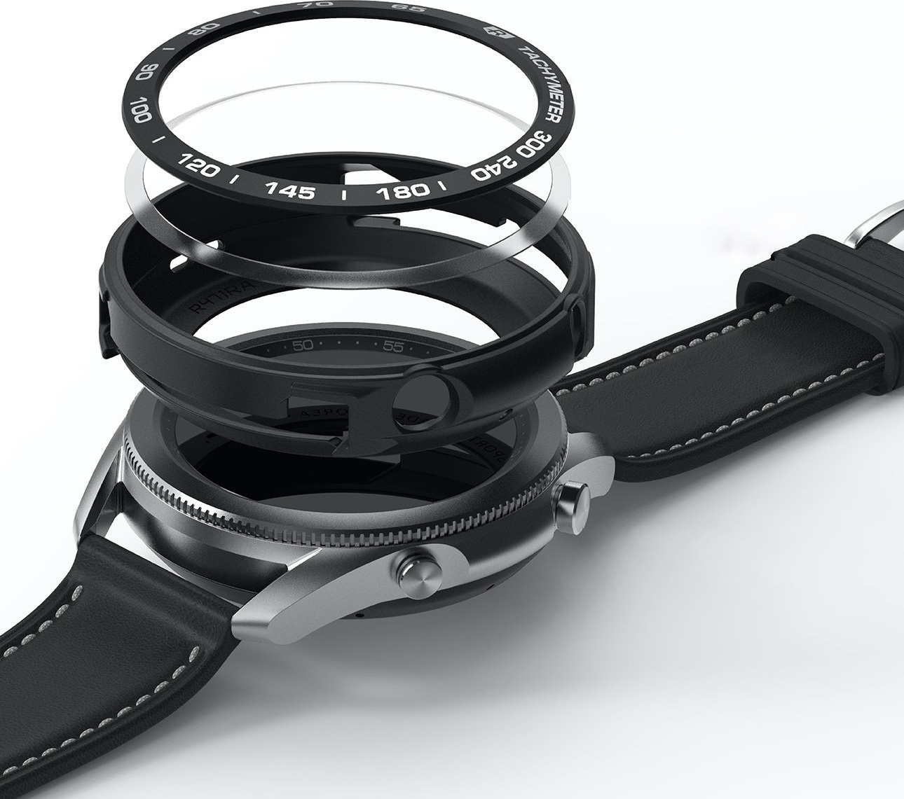 Ringke Air Sports & Bezel Styling Θήκη Σιλικόνης σε Μαύρο χρώμα για το ...