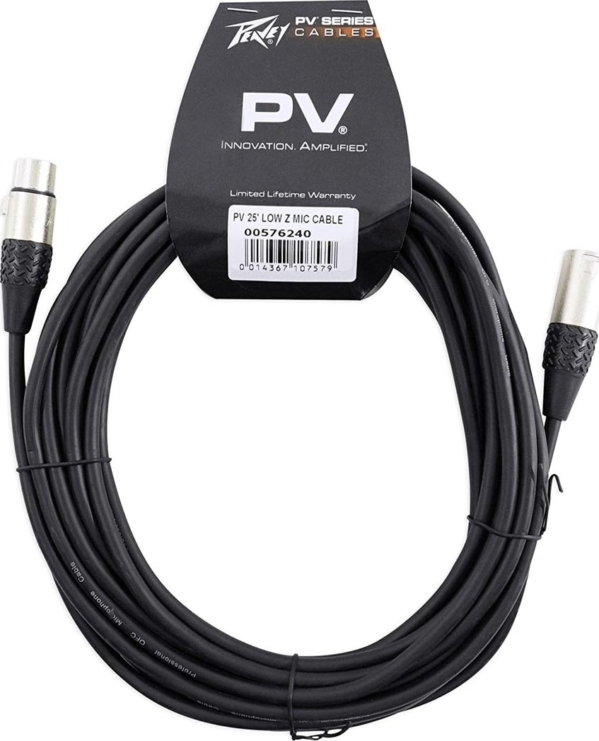 Peavey Low Z Cable XLR male - XLR female 7.5m (00576240) - Skroutz.gr