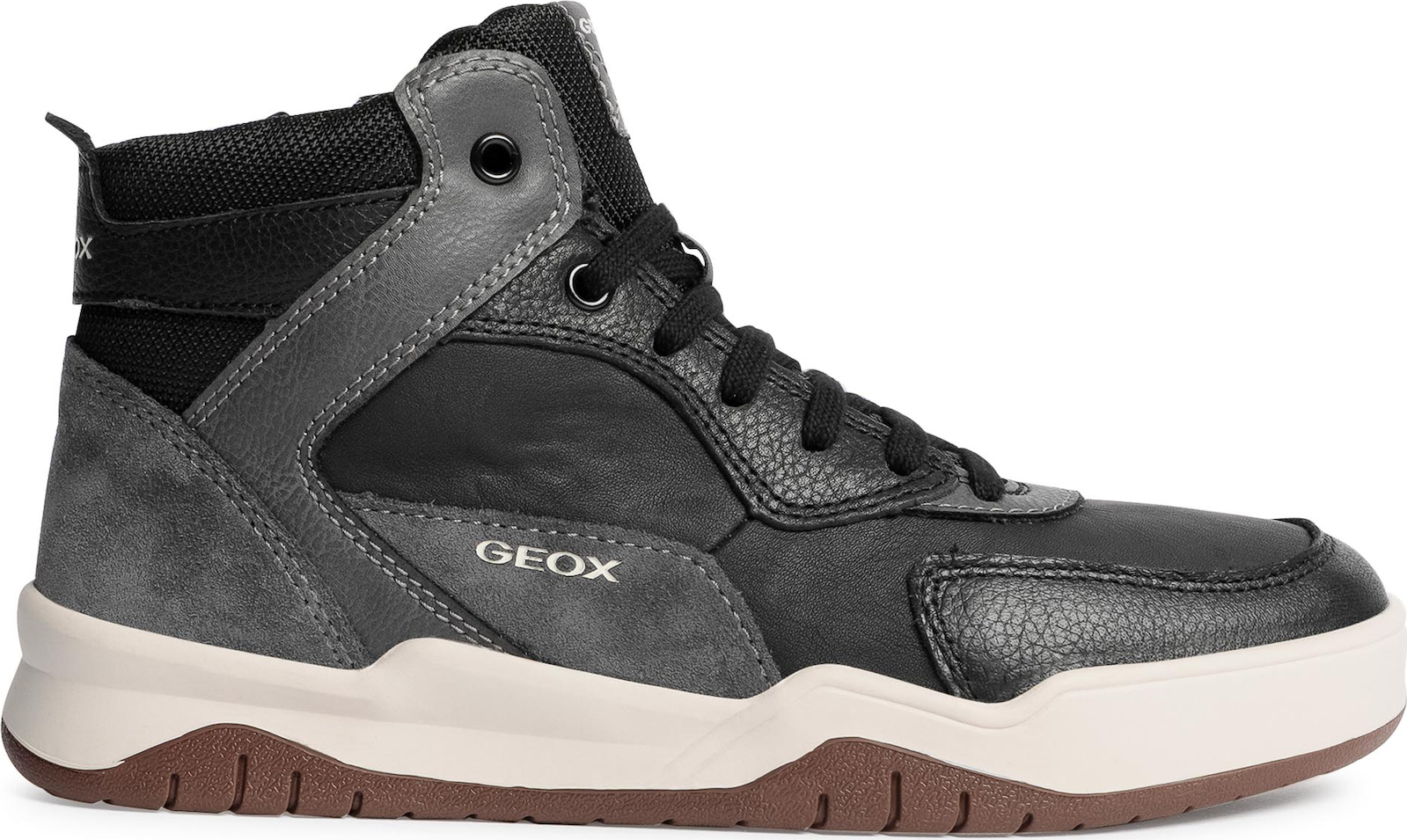 Geox Μποτάκια με Κορδόνια Perth Παιδικά Μποτάκια Γκρι J047RB0FE22C0005 ...