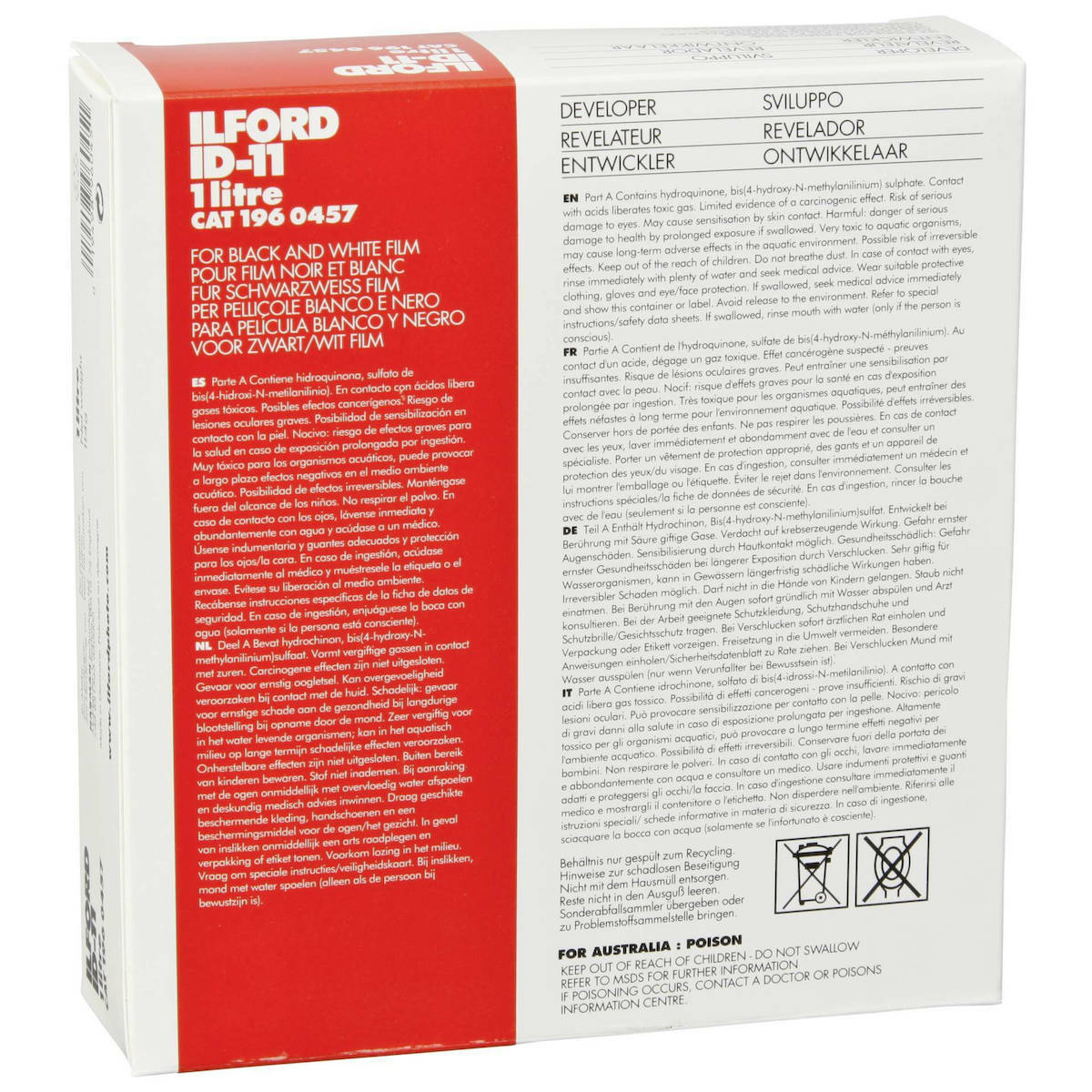 Ilford ID-11 Film Developer 1Litre | Skroutz.gr