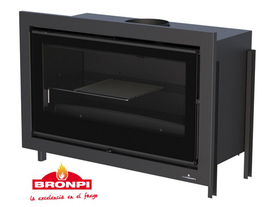 Bronpi Paris 90 Vision Ενεργειακό Τζάκι Ξύλου Αεραγωγών 19kW Ίσιο με ...