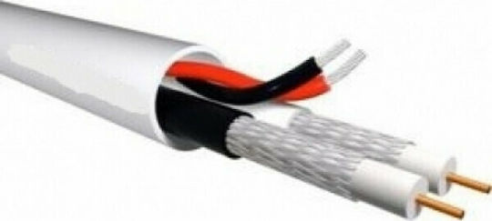 Anga ST-CC07 Καλώδιο Σύνδεσης Συστημάτων CCTV 2 x mini RG59 + 2 x 0 ...