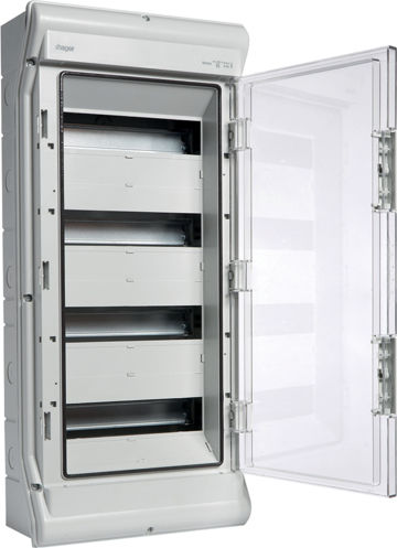 Hager Vector Ηλεκτρολογικός Πίνακας Επιτοίχιος, Στεγανός, 4 Σειρών, 12 ...