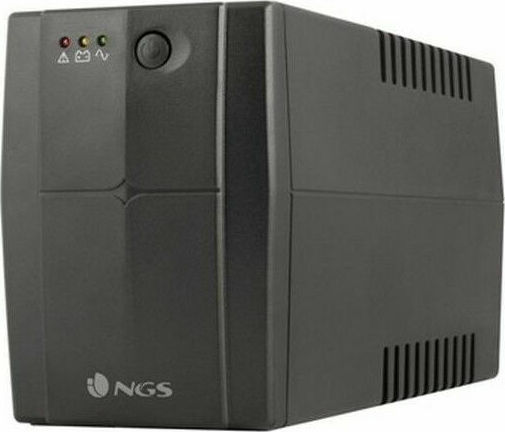 NGS Fortress 600 V2 UPS Off-Line 400VA 240W με 2 Schuko Πρίζες | Skroutz.gr