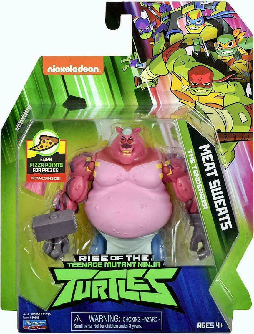 Rise Of The Teenage Mutant Ninja Turtles Meat Sweats Basic Action ...