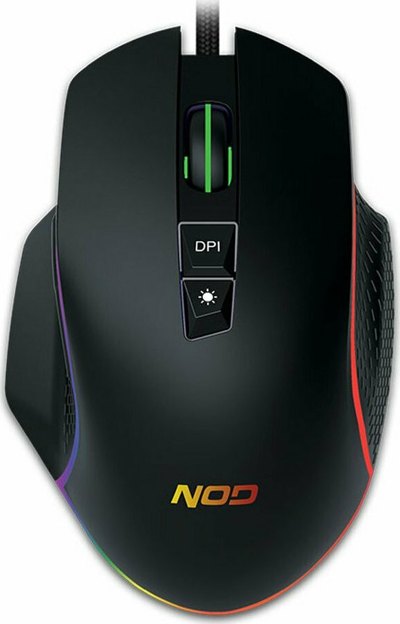 NOD Run Amok RGB Gaming Ποντίκι 6400 DPI Μαύρο | Skroutz.gr