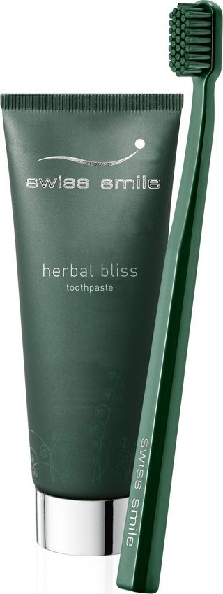 Swiss Smile Herbal Bliss Toothpaste με Βότανα 75ml & Sensitive Soft ...