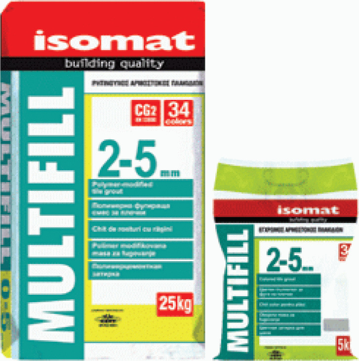Isomat Multifill Smalto 1-8 Αρμόστοκος Έγχρωμος, Τσιμεντοειδής ...