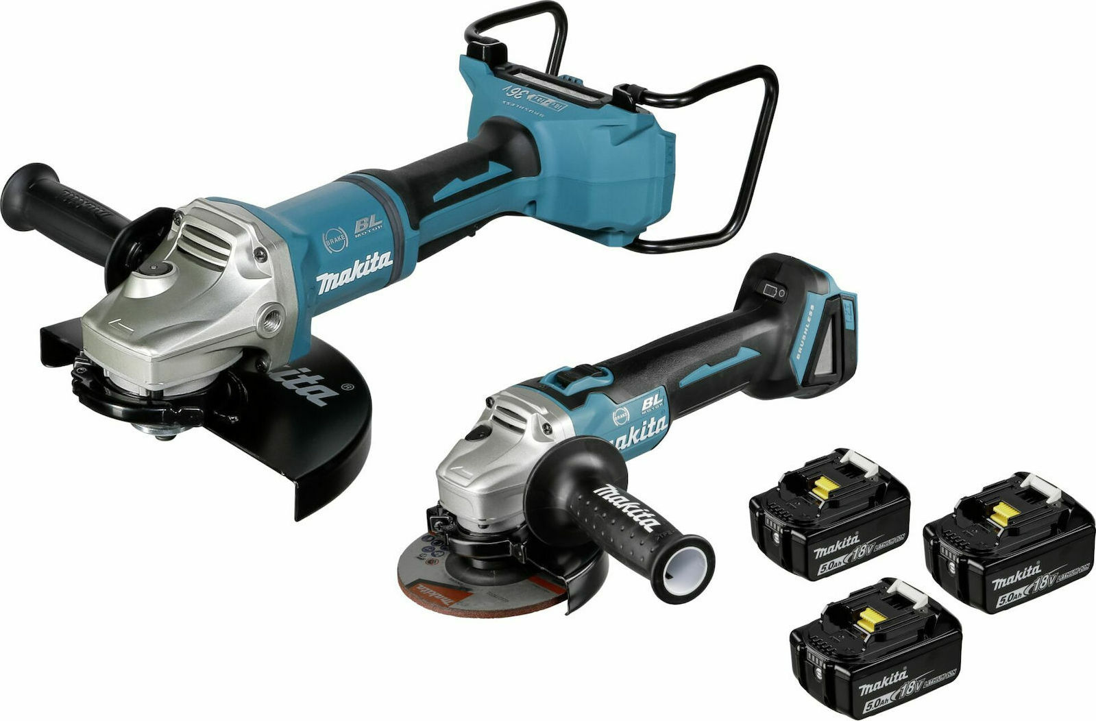 Makita Cordless Angle Grinder Τροχός 125mm Μπαταρίας 3x5Ah DLX2245PT1 ... Makita Cordless Angle Grinder Τροχός 125mm Μπαταρίας 3x5Ah DLX2245PT1 ...