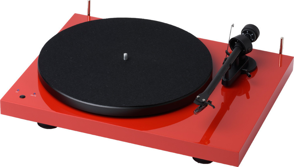 Pro-Ject Audio Debut III Record Master with Ortofon OM10 Πικάπ Κόκκινο ...