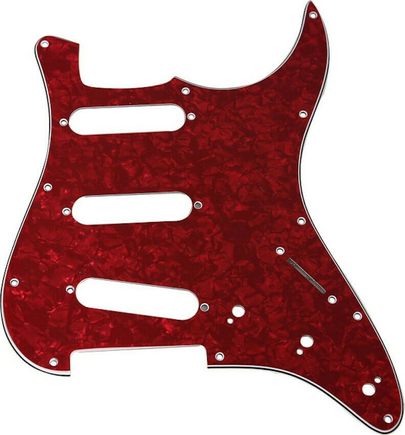 Jacky Jackson Pickguard για Ηλεκτρική Κιθάρα Stratocaster PGST10RP Red ...